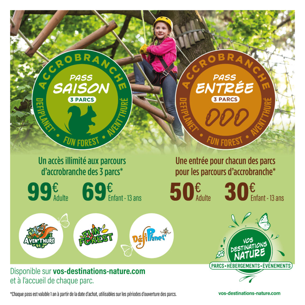 Fun Forest - un parc du groupe vos destinations nature - FUN FOREST